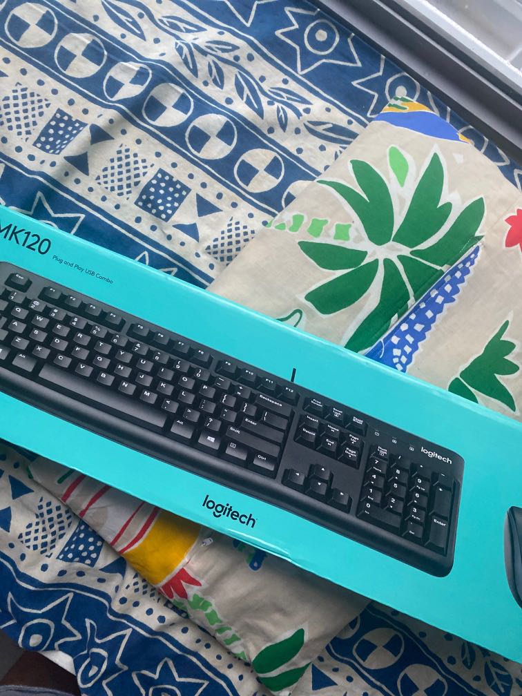 Logitech Computer Keyboard Mk120 Computers And Tech Parts And Accessories Computer Keyboard On