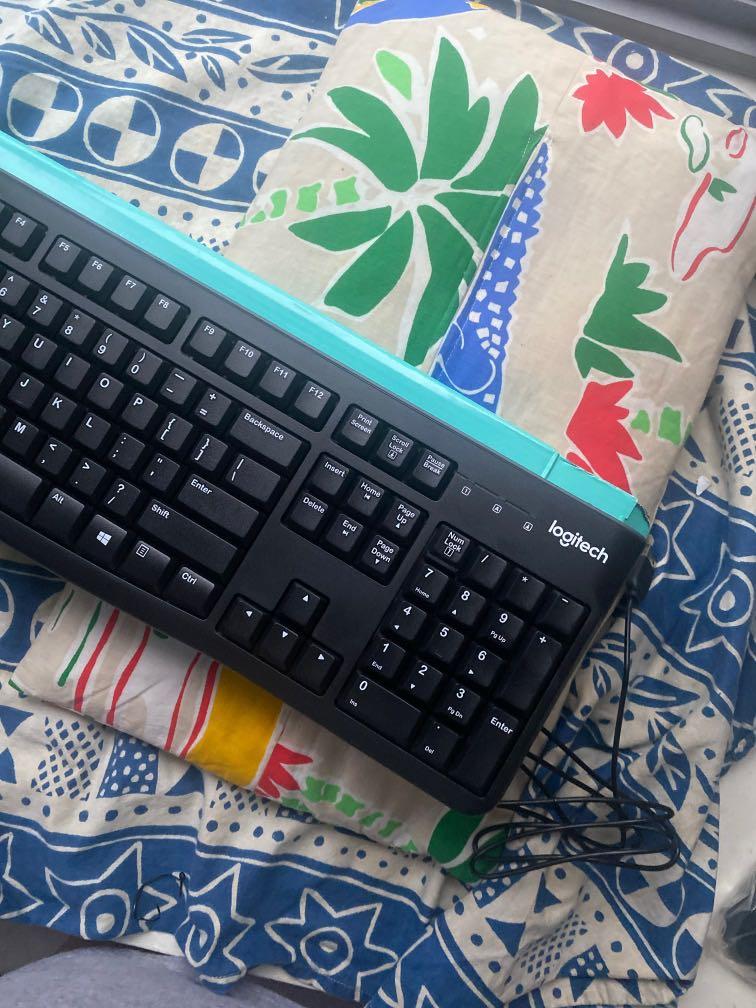 Logitech Computer Keyboard Mk120 Computers And Tech Parts And Accessories Computer Keyboard On