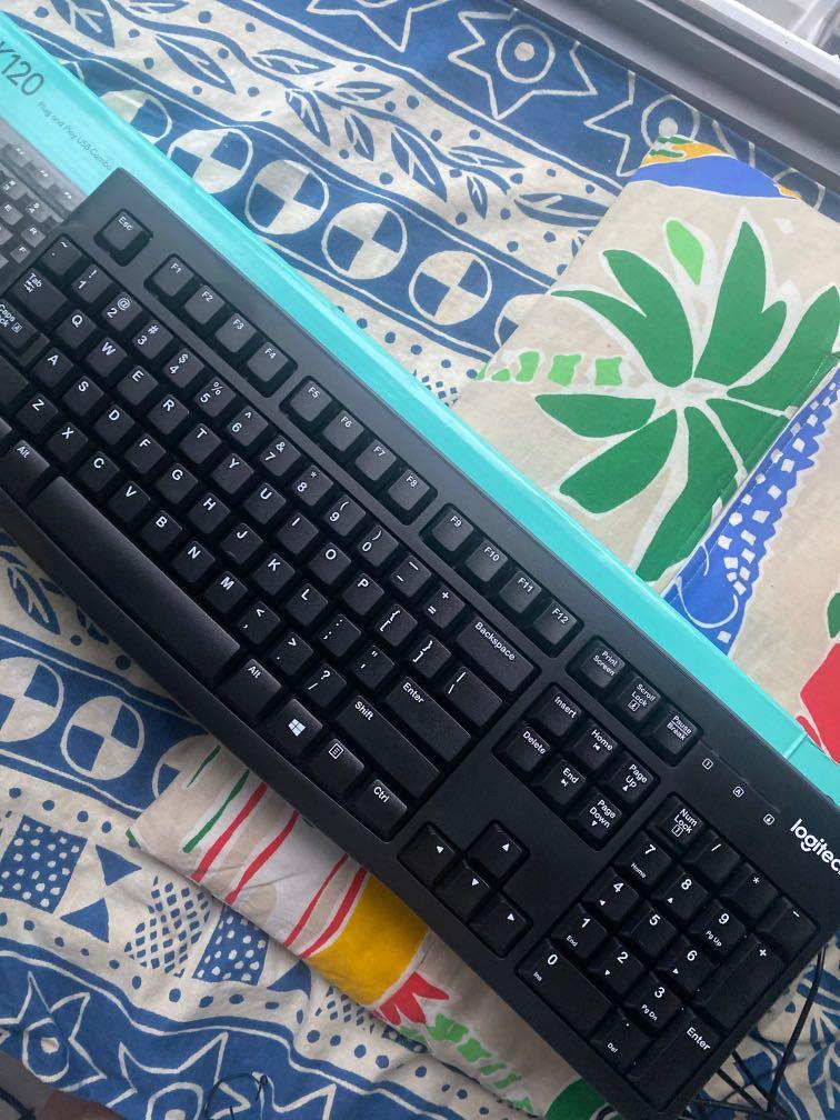 Logitech Computer Keyboard Mk120 Computers And Tech Parts And Accessories Computer Keyboard On