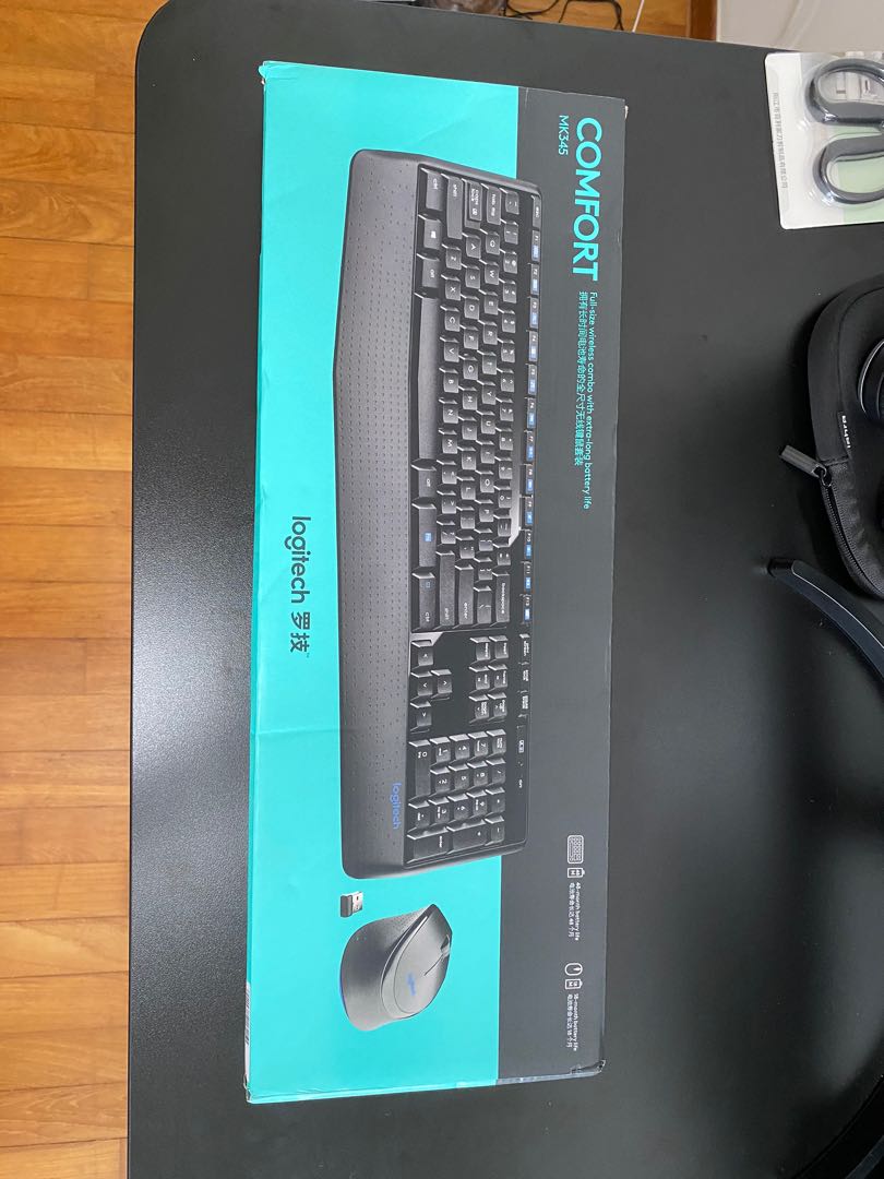 Logitech MK 345 Comfort keyboard mouse wireless, Computers & Tech ...