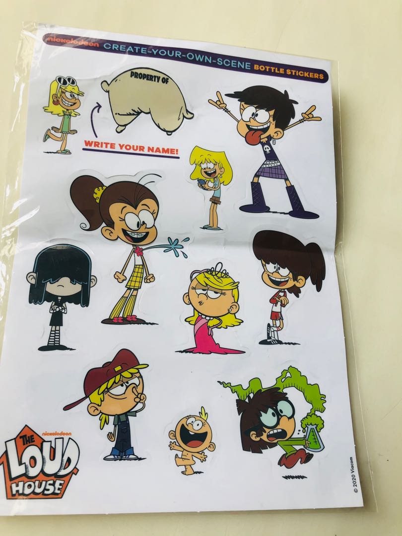 Loud house bottle stickers!!!, Hobbies & Toys, Stationery & Craft, Art ...