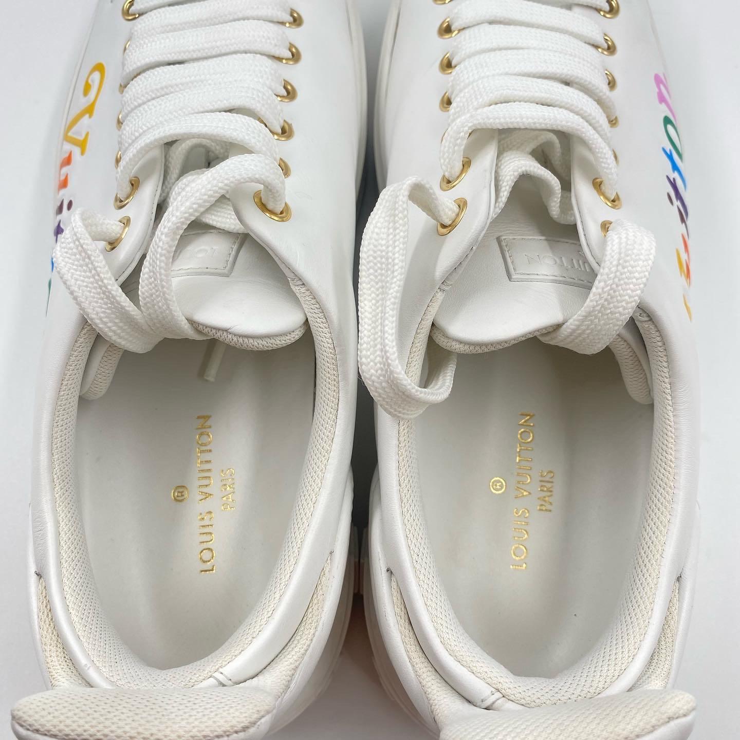 Louis Vuitton LV Timeout Rainbow Sneakers, Luxury, Sneakers & Footwear ...