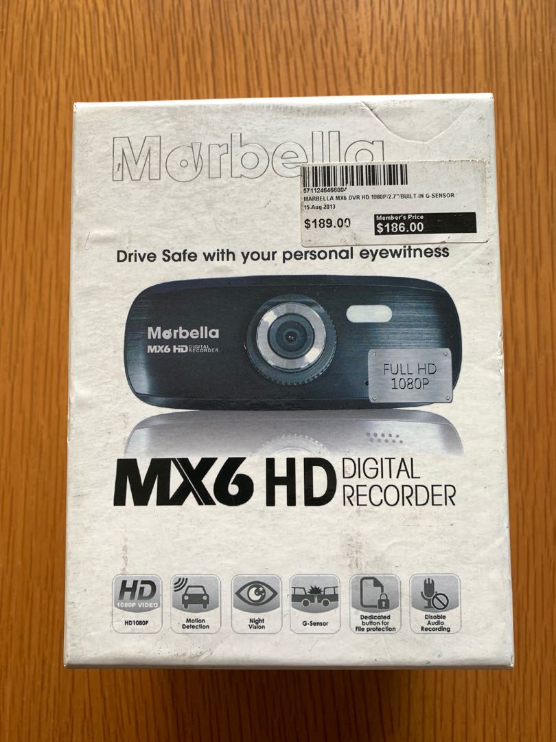 Marbella MX6 HD Digital Recorder, Car Accessories, Electronics & Lights ...