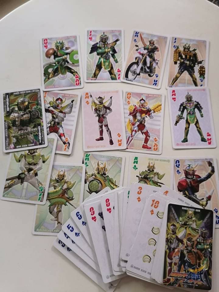Masked/kamen rider playing cards, Hobbies & Toys, Toys & Games on Carousell