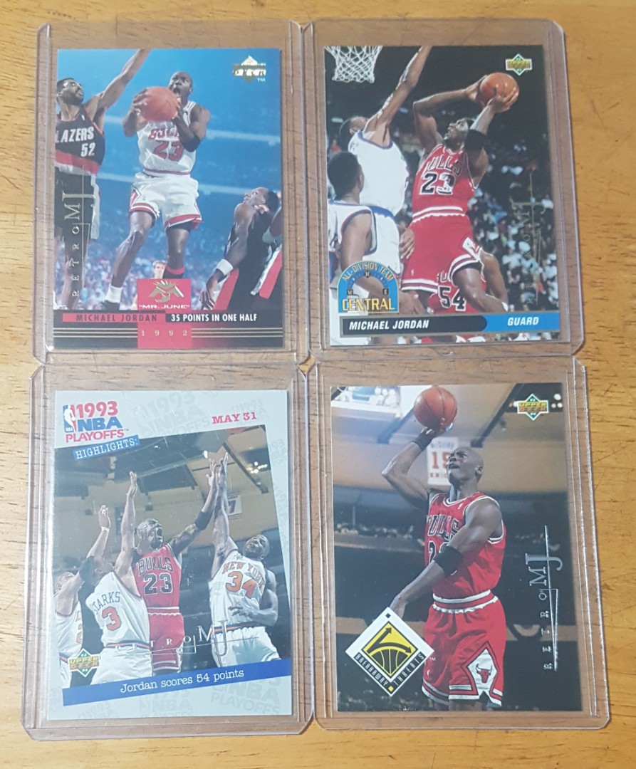 Michael Jordan Retro MJ Cards, Hobbies & Toys, Toys & Games on Carousell