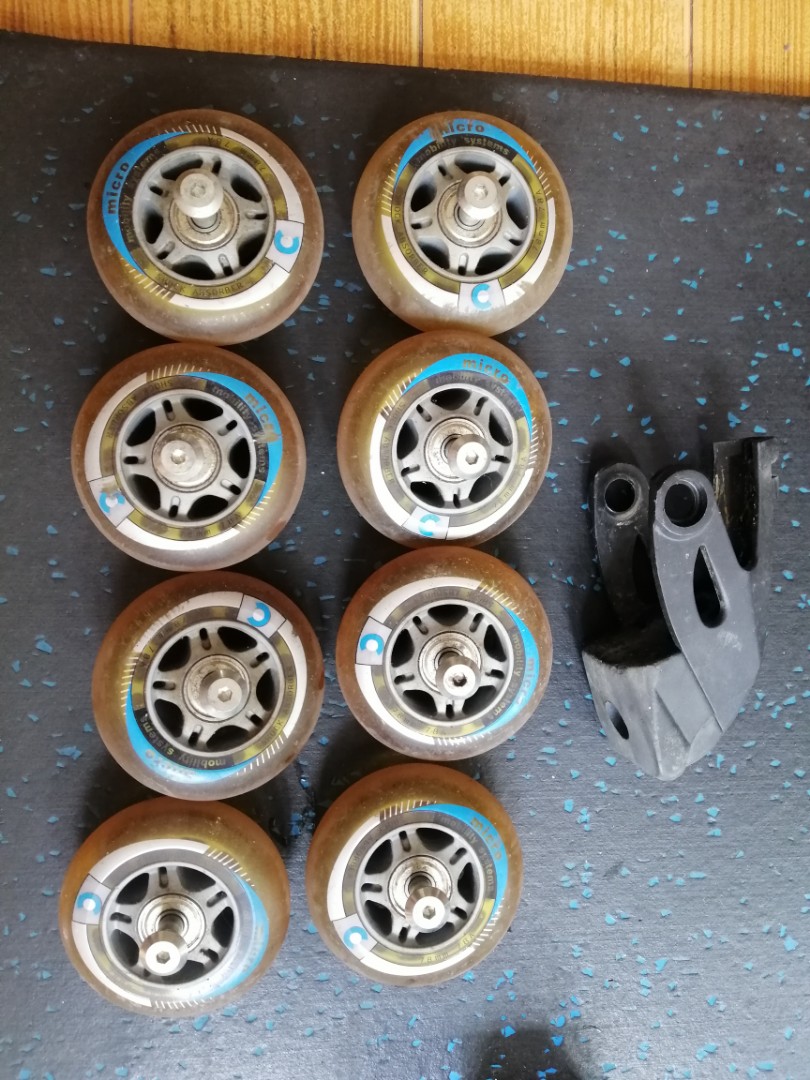 Micro Rollerblades Rubber wheels, Sports Equipment, Sports & Games ...
