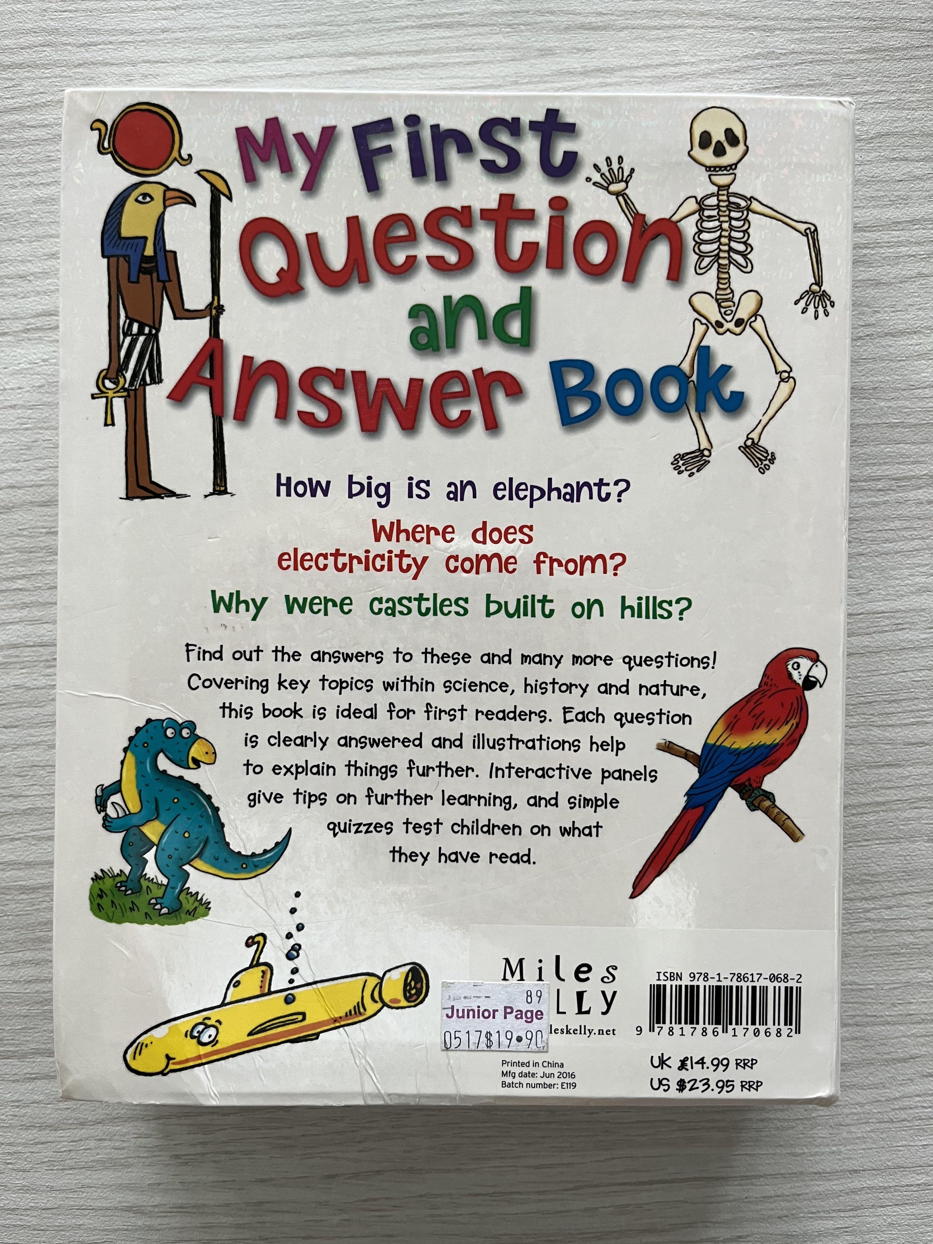 Miles Kelly - My First Question and Answer Book, Hobbies & Toys, Books ...