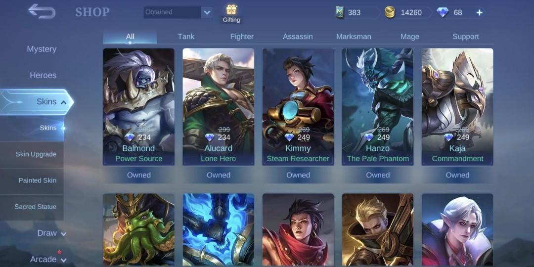 Mobile Legend Collector Yss, Video Gaming, Gaming Accessories, In-Game ...