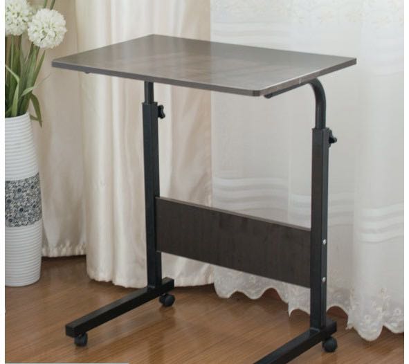 Moveable Computer laptop table w/ adjustable height, Furniture & Home ...