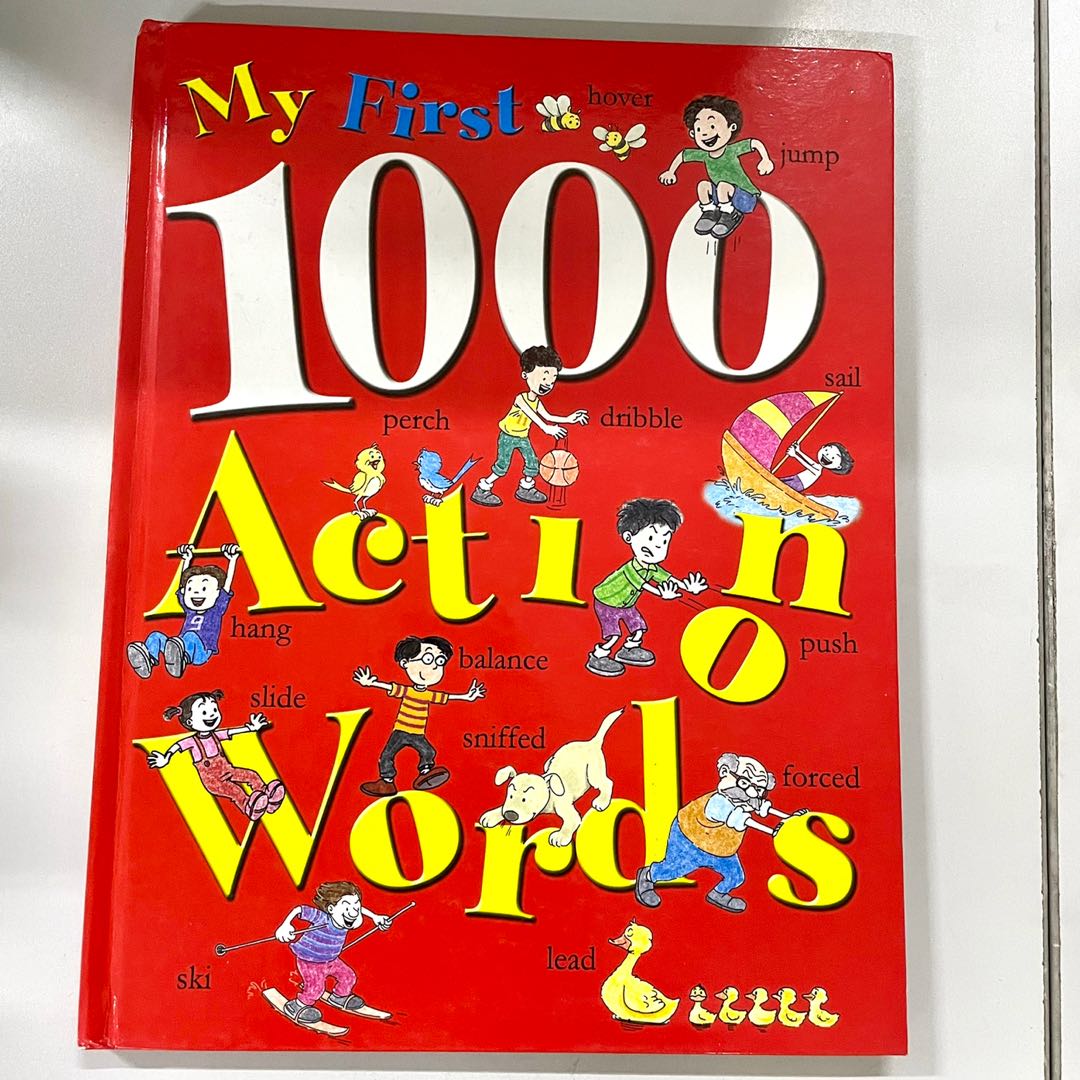 My First 1000 Action Words Book, Hobbies & Toys, Books & Magazines ...
