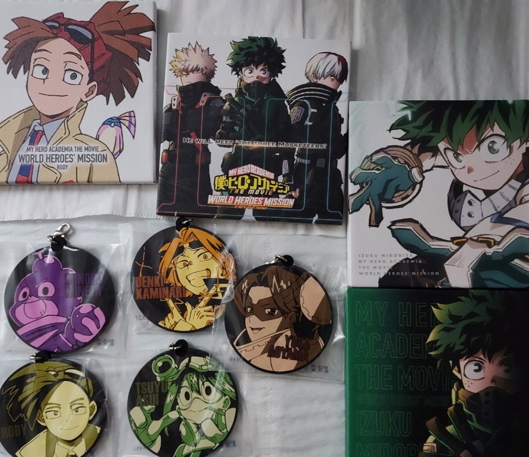 My Hero Academia MHA BNHA World Heroes Mission Small Prize Kuji F G Art ...