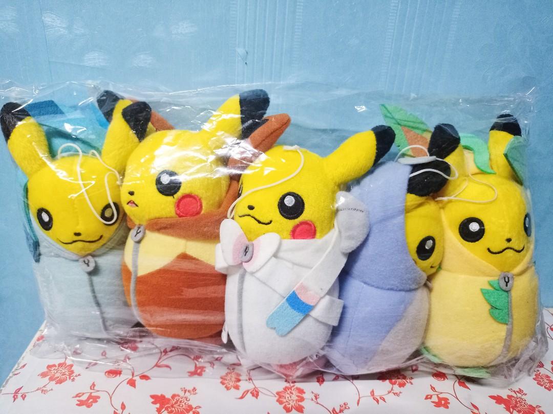 Nebukuro pikachu plush set pokemon banpresto, Hobbies & Toys, Toys ...