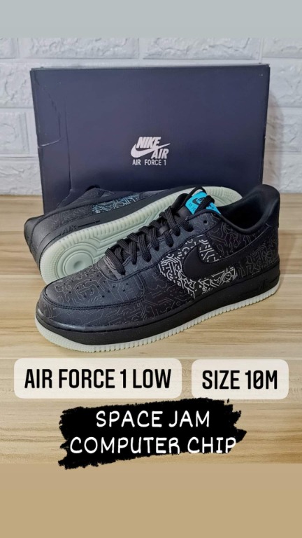 Nike Air Force 1 Low SPACE JAM COMPUTER CHIP, Men's Fashion, Footwear ...