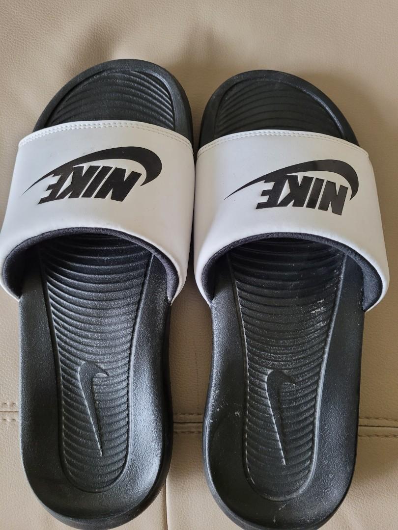 Nike Sliders White, Men's Fashion, Footwear, Flipflops and Slides on ...