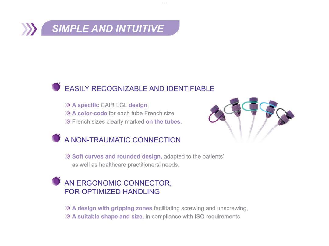 NUTRICAIR 12fr (NGT)Nasogastric tubes ENFIT enabled, Health & Nutrition ...