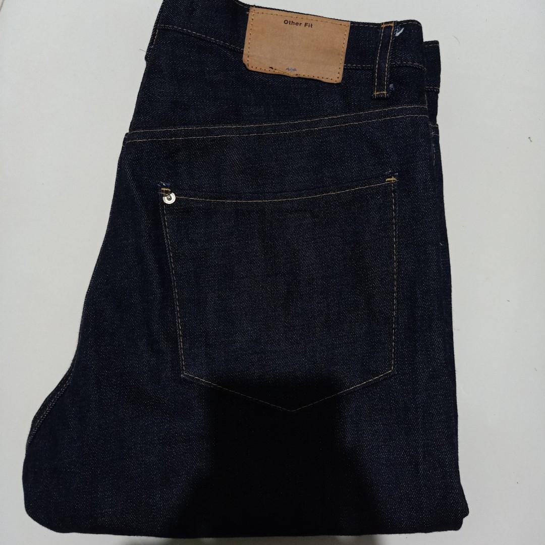 OTHERFIT rigid indigo selvedge denim, Men's Fashion, Bottoms, Jeans on Carousell