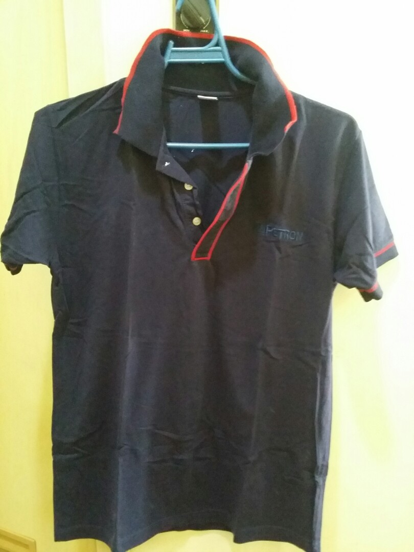 Pamigay sale! Mens PETRON polo tshit with collar, Men's Fashion, Tops ...