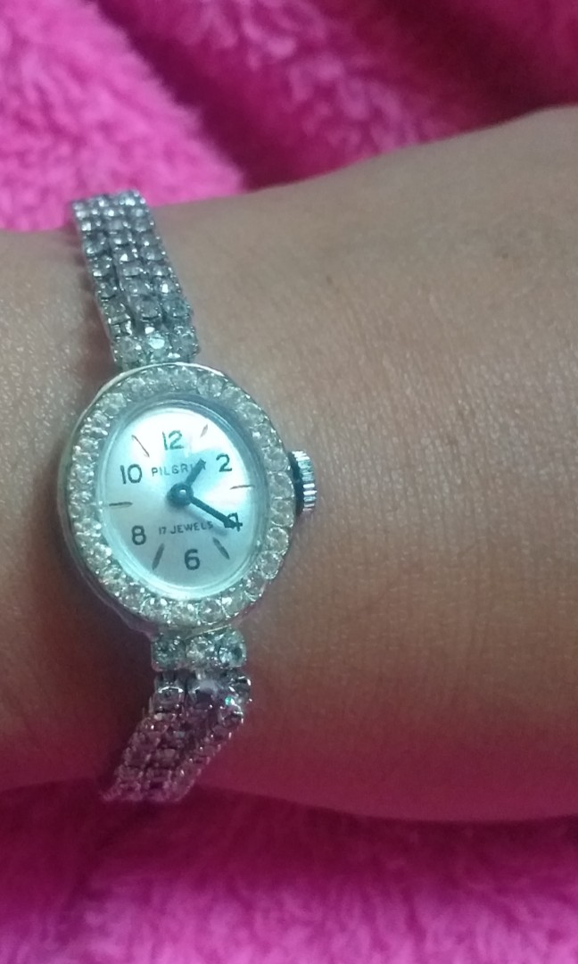 PILGRIM 17 JEWELS AUTOMATIC LADIES WATCH, Women's Fashion, Watches ...