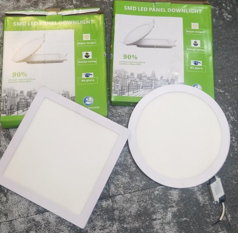 pin light led panel light available 12w/15w/18w/25w, Furniture & Home ...