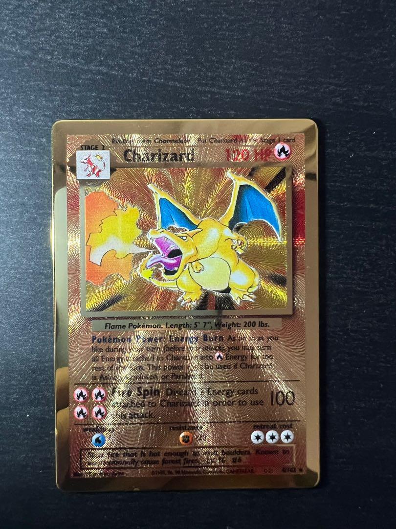 Pokemon TCG 25th Celebrations UPC Metal Charizard promo card, Hobbies ...