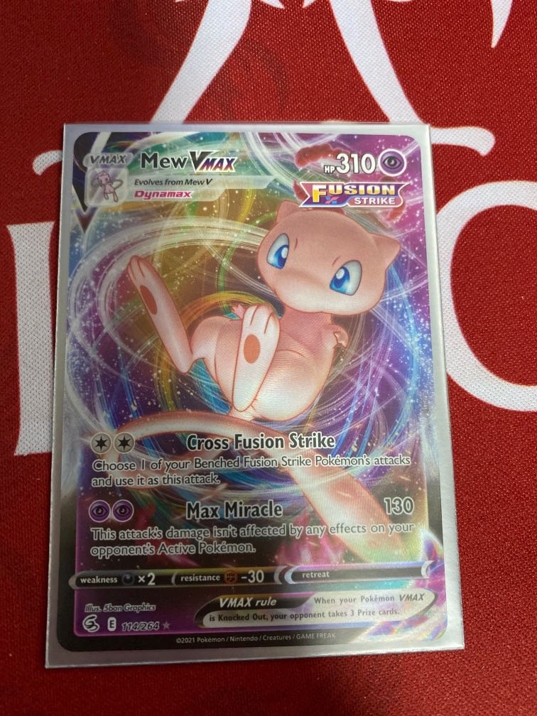 Pokemon TCG - Mew Vmax Pokemon Card, Hobbies & Toys, Toys & Games on ...