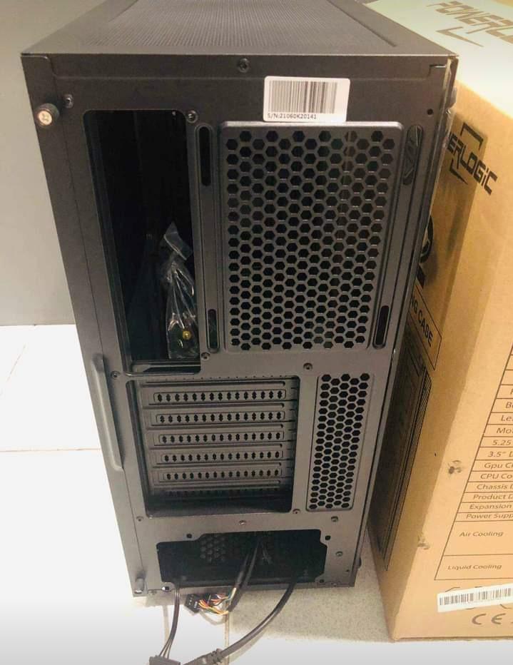 Powerlogic K2 RGB ITX/ATX/Micro Tempered Glass Gaming Case Casing ...