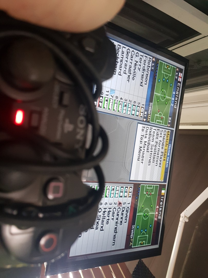 Ps2 console modded 150sge with winning eleven modded memory card and ...