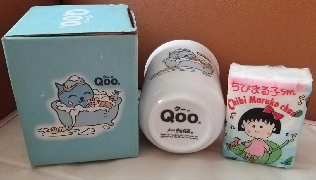 Qoo 全新正版 Coca Cola 可口可樂 絕版 收藏品 公仔 酷兒 白色 陶瓷 杯 茶杯 8cm tall ceramic tea cup, 傢俬＆家居, 廚具和餐具, 茶具配件 ...