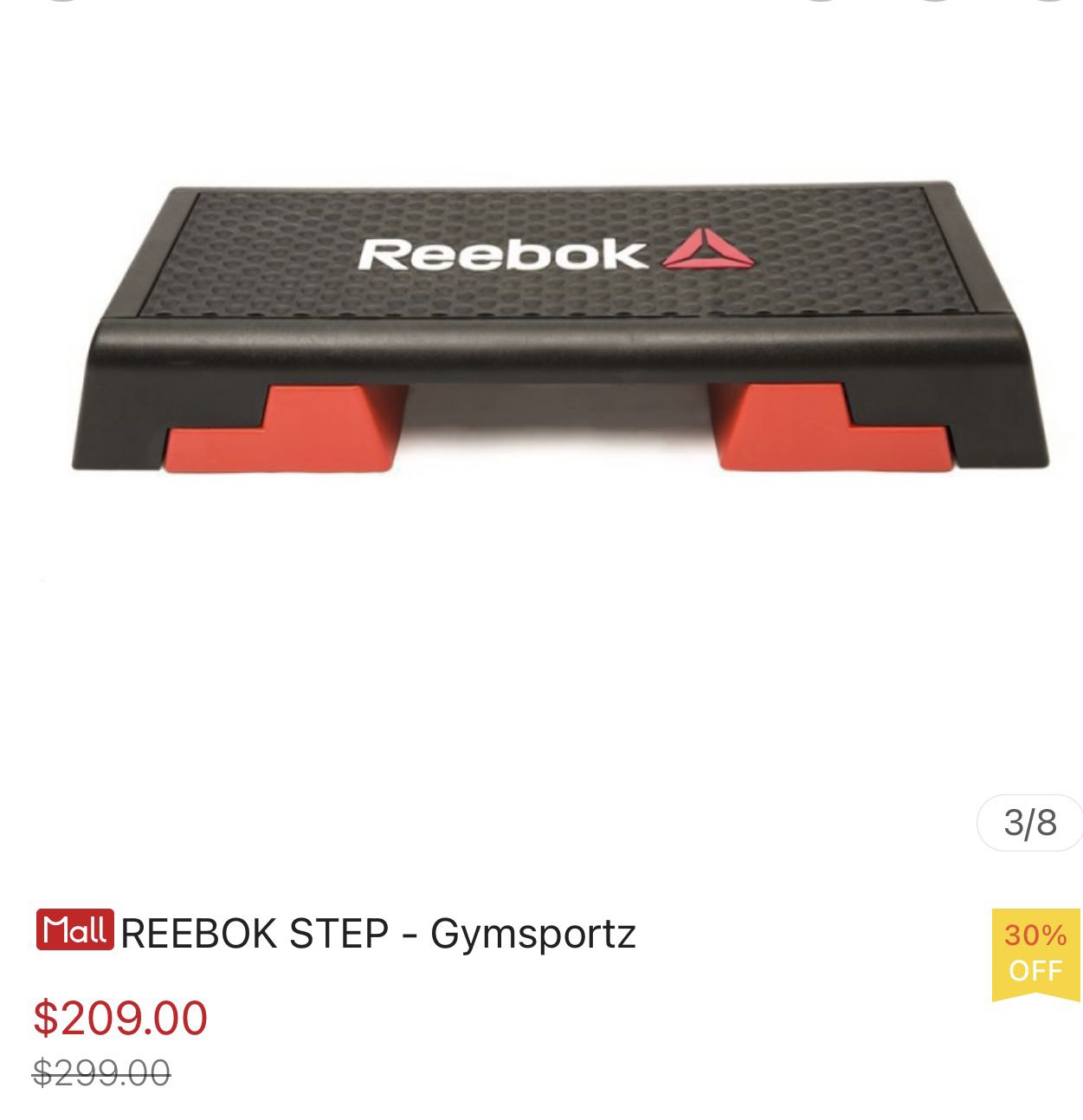 Reebok step board, Sports Equipment, Exercise & Fitness, Cardio ...