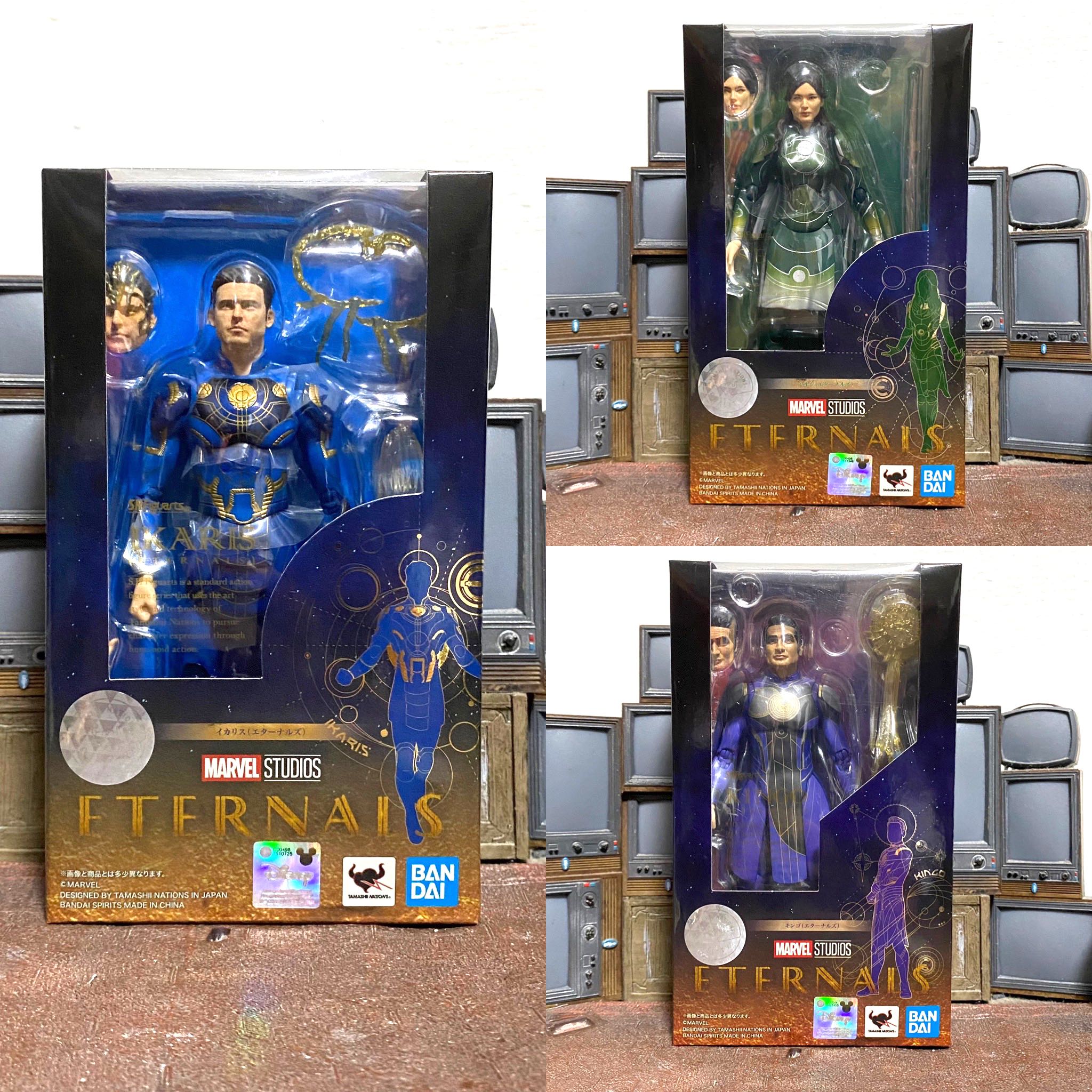 [Sale - Set of 3] Bandai SHF SH S.H. Figuarts Marvel Legends Eternals ...
