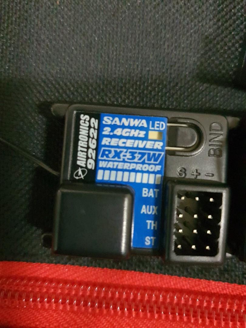 Sanwa MX-V FHS 2.4G radio with 3 Receivers for Tamiya Kyosho Xray HPI yokomo associated Traxxas ...