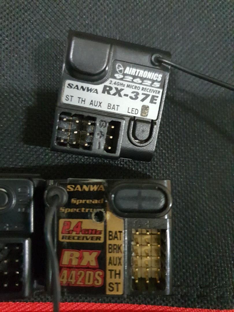 Sanwa MX-V FHS 2.4G radio with 3 Receivers for Tamiya Kyosho Xray HPI yokomo associated Traxxas ...