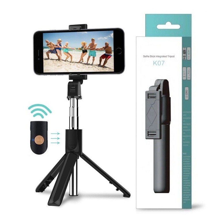 Selfie Stick Tripod Extendable Bluetooth Monopad Selfie Stick With