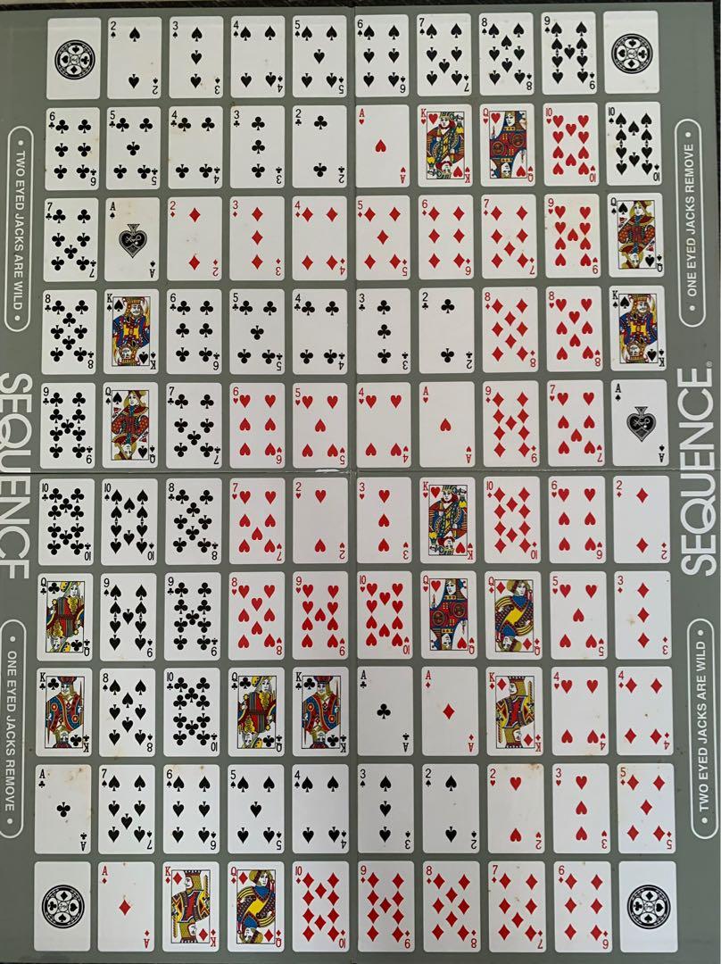 Sequence Board Game, Hobbies & Toys, Toys & Games on Carousell
