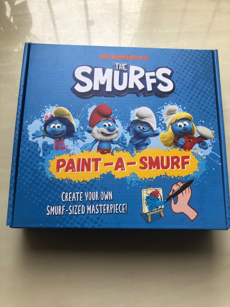 Smurfs painting kit, Hobbies & Toys, Stationery & Craft, Art & Prints ...