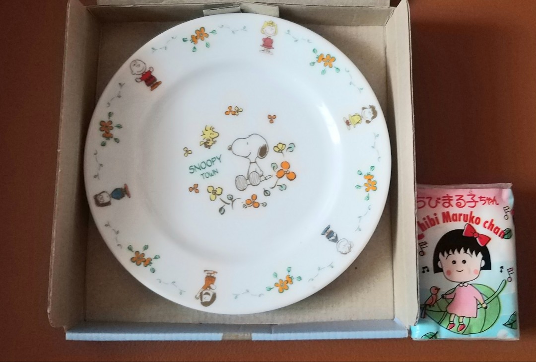 Snoopy Town Woodstock 全新正版 Peanuts 日版 史路比 史諾比 陶瓷 公仔 16cm 蛋糕 碟 露絲 Van Pelt Lucy 查理布朗 Linus ...