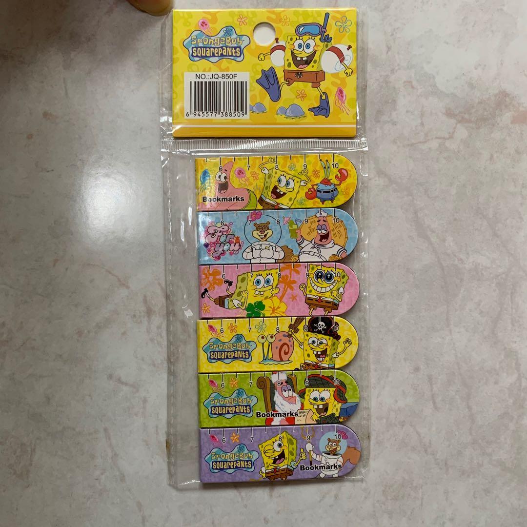 SpongeBob Magnetic Bookmark With Ruler Measuring Tape Magnet SpongeBob ...