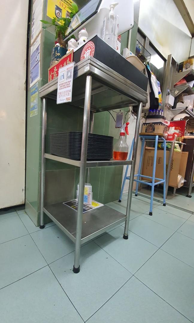 Stainless steel standalone table, Furniture & Home Living, Bathroom ...