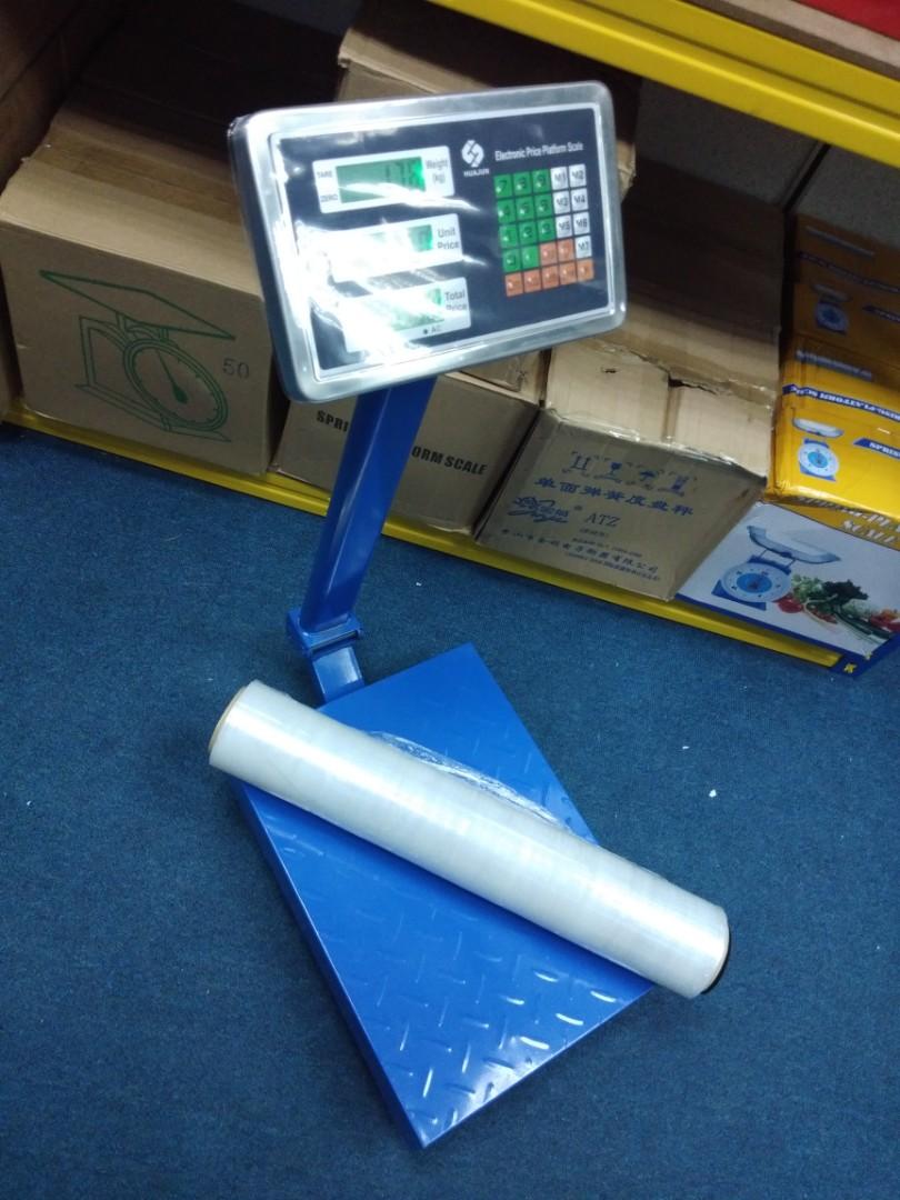STAND SCALE PENIMBANG 150KG/300KG, TV & Home Appliances, Kitchen ...