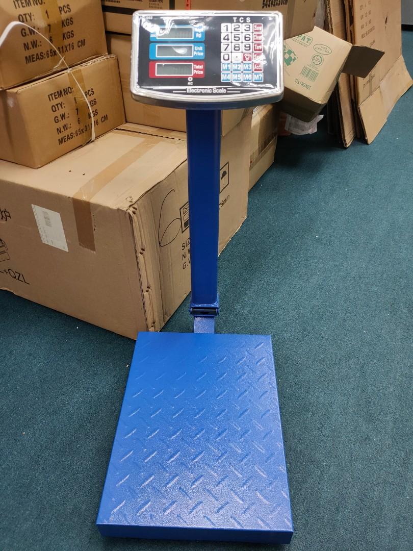 STAND SCALE PENIMBANG 150KG/300KG, TV & Home Appliances, Kitchen ...