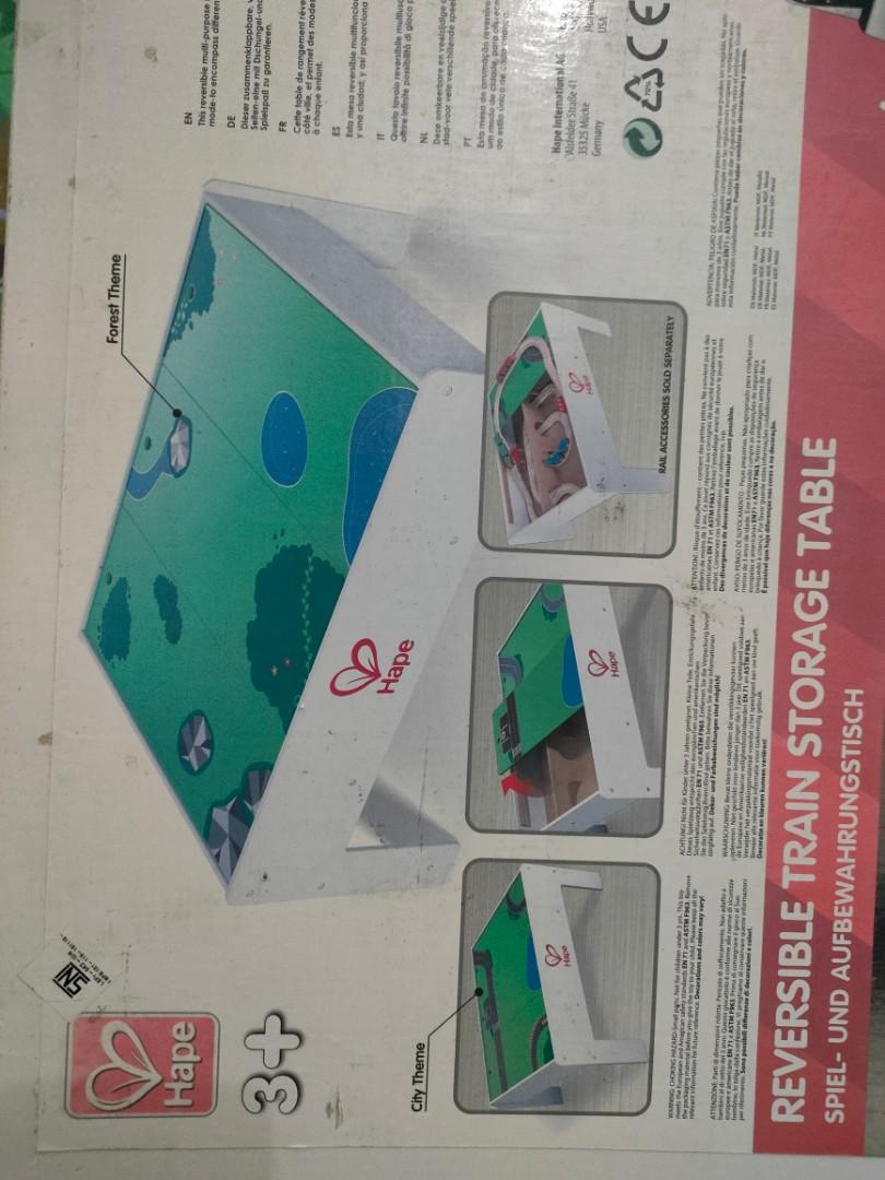 Table Train Hape / Meja Kereta Kayu, Bayi & Anak, Lainnya di Carousell
