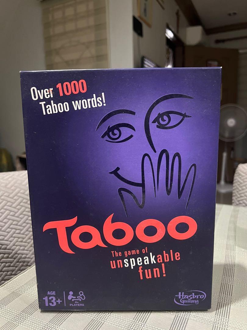 Taboo Card Game, Hobbies & Toys, Toys & Games on Carousell