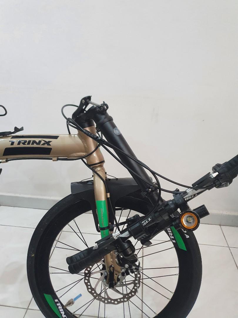 Trinx dolphin 2.0 | 20" x 305mm foldable bicycle | 20 inch (451) folding bike, Sports Equipment ...