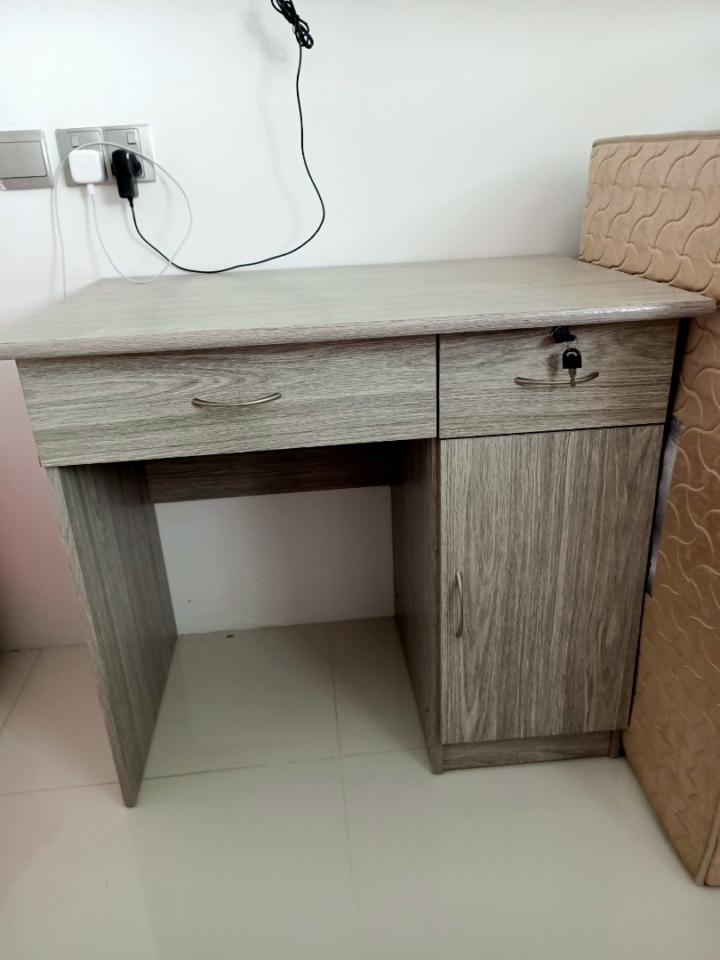 Used Study Table With Drawer, Furniture & Home Living, Furniture ...
