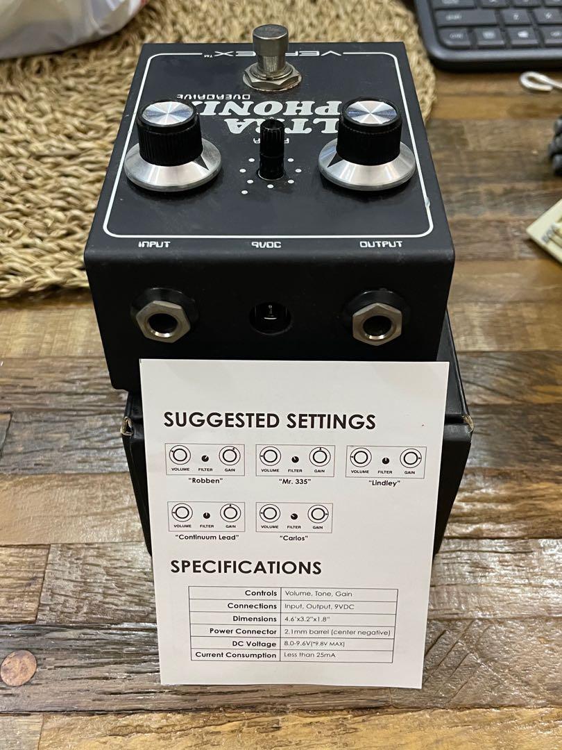 Vertex Pedal Ultraphonix Overdrive, Hobbies & Toys, Music & Media ...