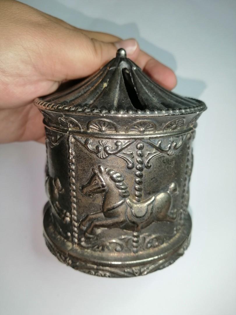 Vintage Carousel Coin Bank, Hobbies & Toys, Memorabilia & Collectibles ...