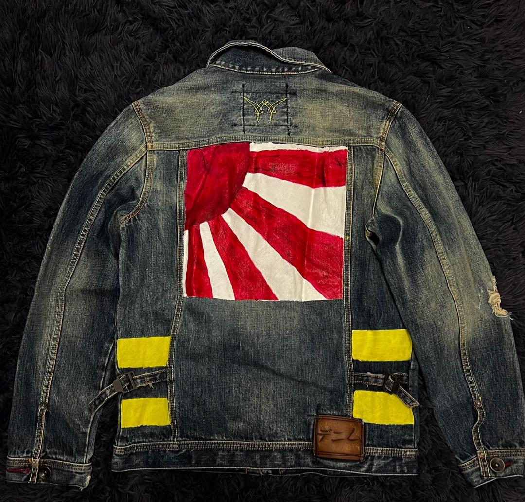 VINTAGE Japanese Denim jacket, Men's Fashion, Coats, Jackets and ...