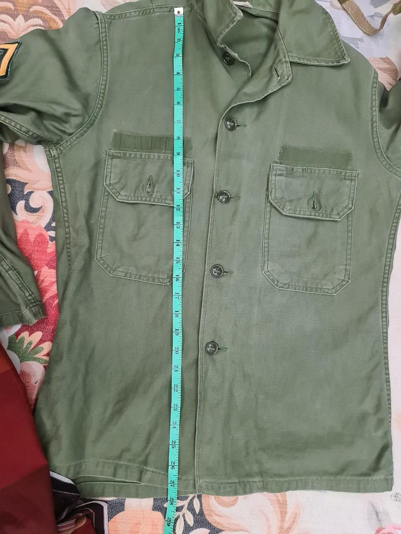 Vintage OG 107 2nd Pattern (Type 2) US Army 60s, Men's Fashion, Tops ...