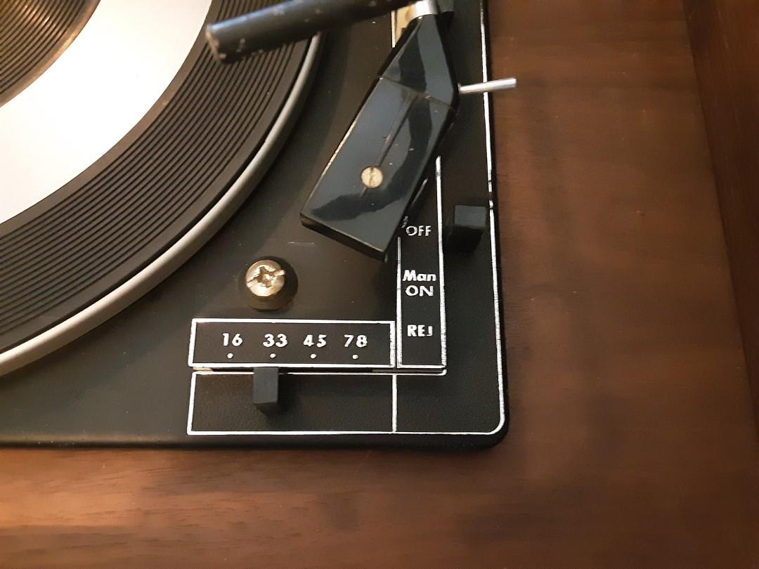 Vintage turntable BSR, Audio, Other Audio Equipment on Carousell