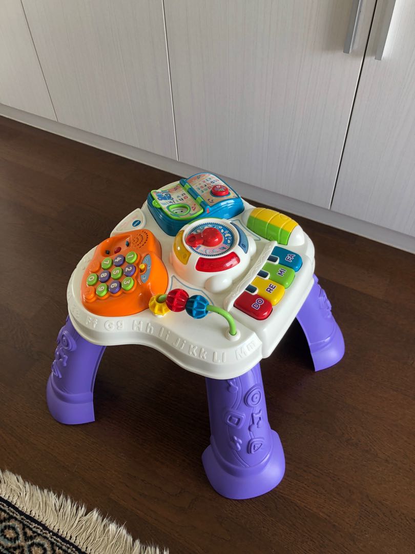 Vtech Play & Learn Activity Table, Babies & Kids, Infant Playtime on ...